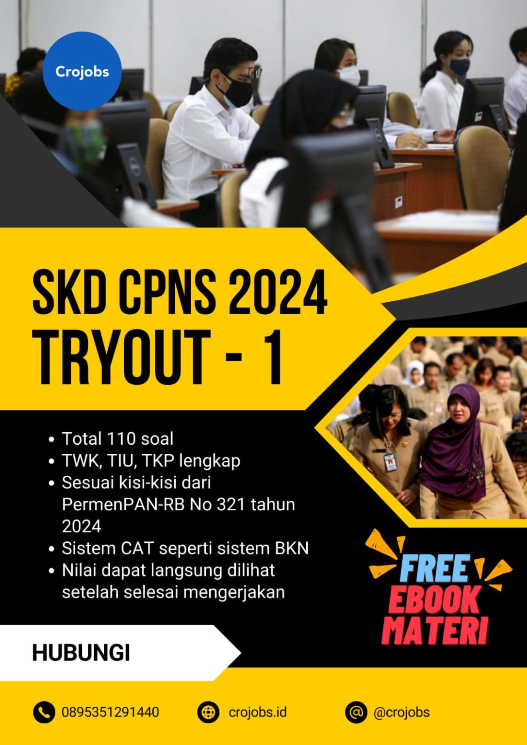 Try Out SKD CPNS - 1 - Crojobs